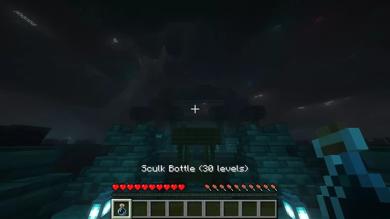Sculk Bottles (XP Storage) Minecraft Data Pack