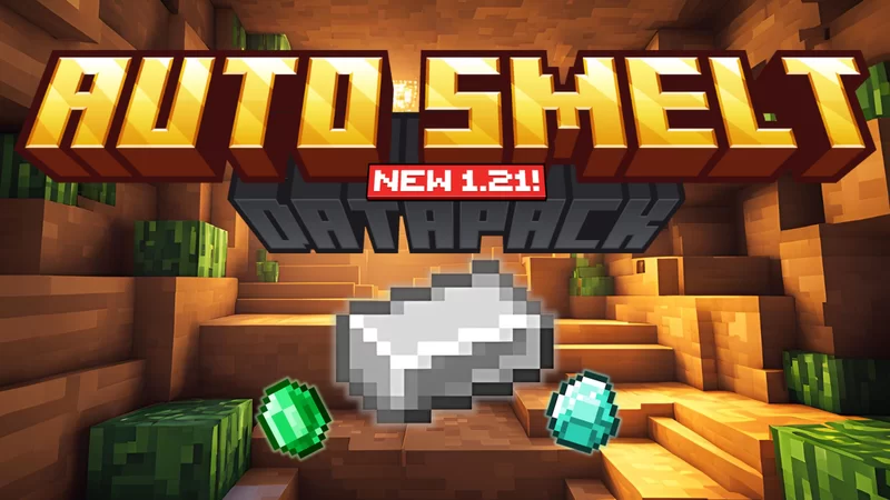 Auto Smelt Minecraft Data Pack