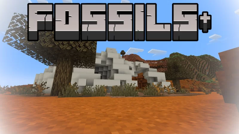 Fossils+ (Surface and underground fossils!) Minecraft Data Pack