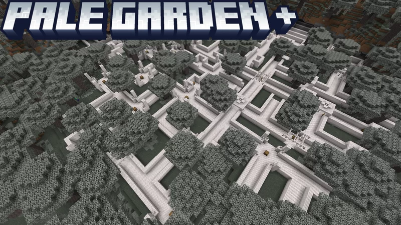 Pale Garden + Minecraft Data Pack