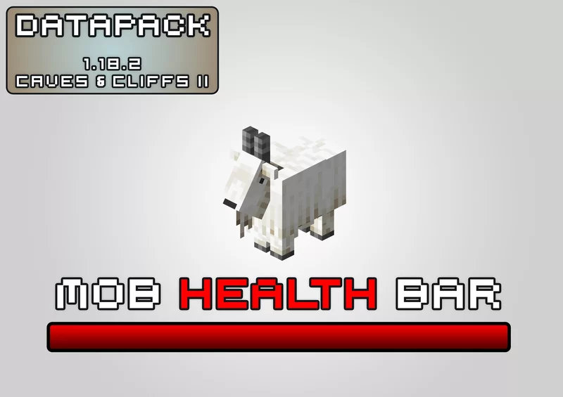 Mob Health Bar (1.18.2) Minecraft Data Pack