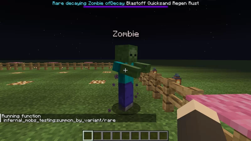 Minecraft Infernal Mobs: Data Pack Edition Minecraft Data Pack