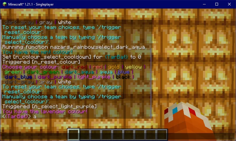 nazar's rainbow Minecraft Data Pack