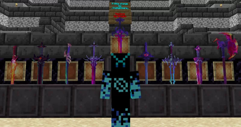 Nightmared Weapons Minecraft Data Pack