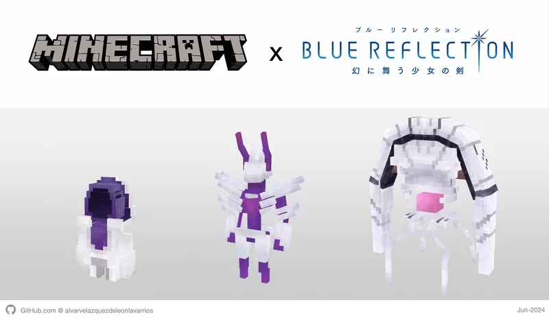 Blue Reflection Minecraft Demons Minecraft Data Pack
