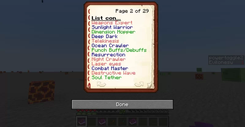 Powers (Super powers) V1.11 (Legacy) Minecraft 1.19-1.20.3 Minecraft Data Pack