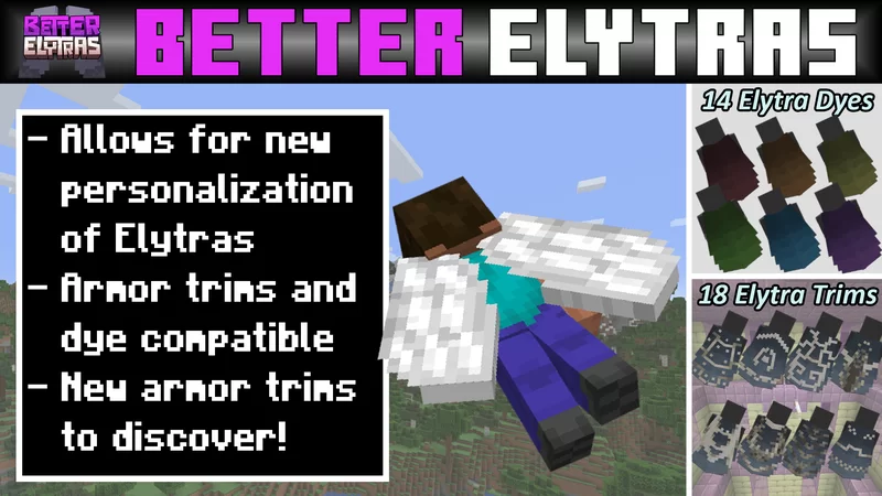 Better Elytras Minecraft Data Pack