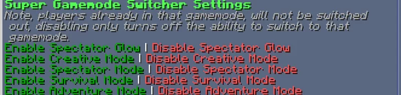 Super Gamemode Switcher Minecraft Data Pack