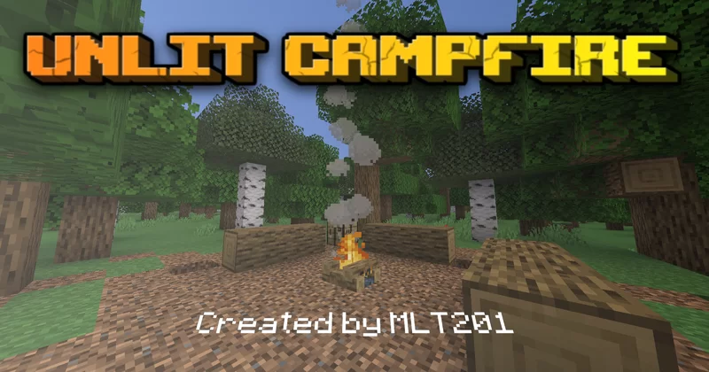 Unlit Campfire Minecraft Data Pack