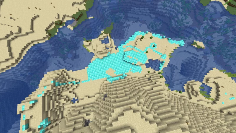 Minecraft, but everything you touch turns to diamond Minecraft Data Pack