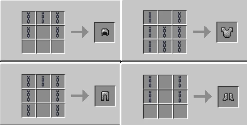 Chain making option 1 Minecraft Data Pack
