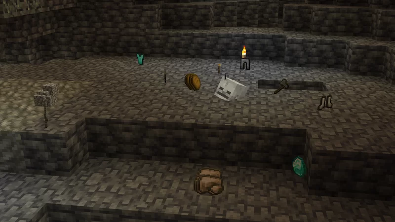 Decorative Death Skulls Minecraft Data Pack