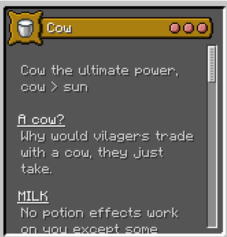 Cow origin Datapack, for the origins mod Minecraft Data Pack