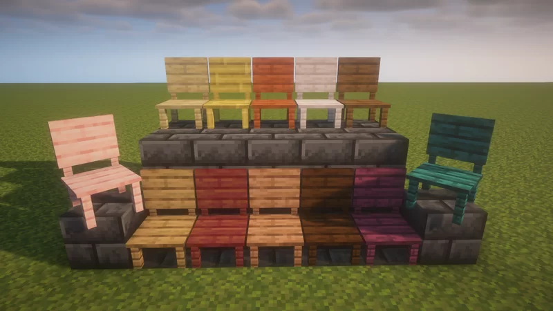 Ems Chairs (No resource pack required) Minecraft Data Pack