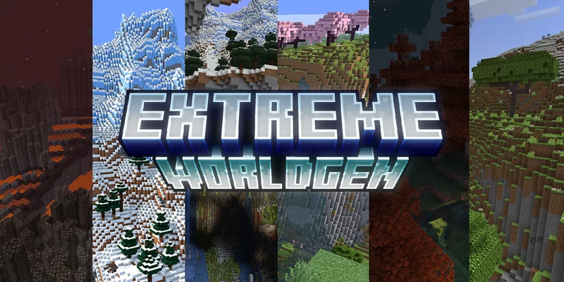 Extreme Worldgen Minecraft Data Pack