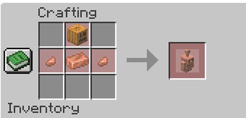 Craftable Copper Golems (Java) Minecraft Data Pack