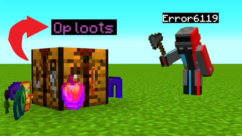 Crafting table drops OP loots Minecraft Data Pack