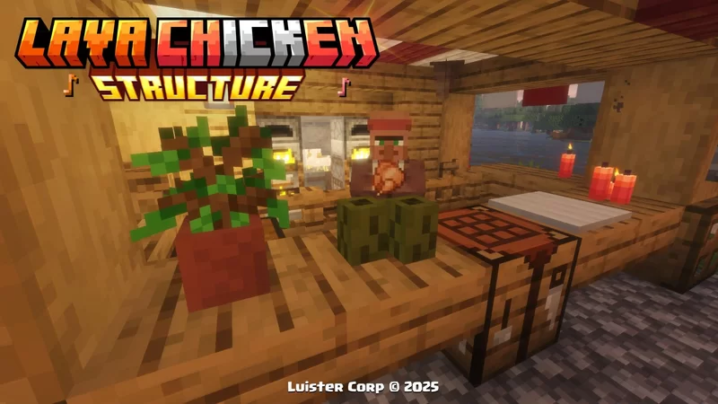 Lava Chicken Structure 🍗 [1.21+] Minecraft Data Pack