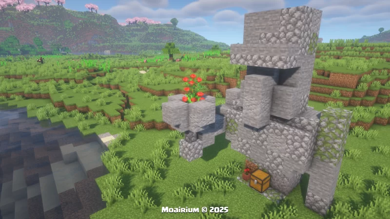 Moai Golem Statue (1.20 - 1.21.10) Minecraft Data Pack