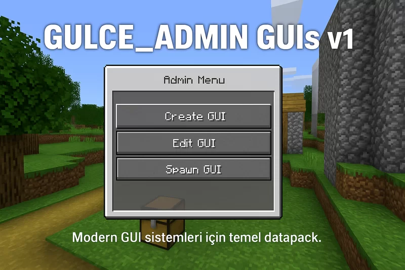 Gulce_AdminGUIs Minecraft Data Pack