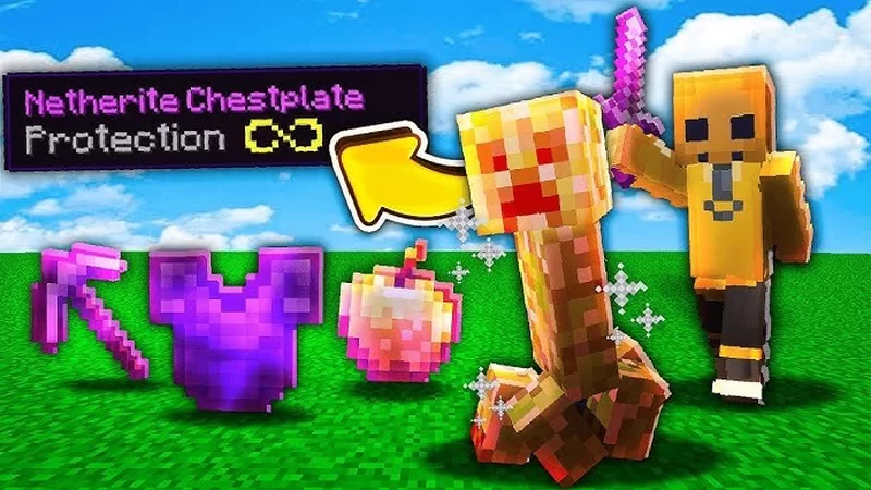 Minecraft, but Creeper drops SUPER OP Items Minecraft Data Pack