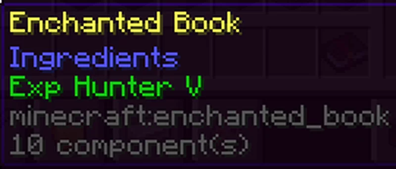 Exp Hunter [Custom Enchantment] 1.21.4 Minecraft Data Pack