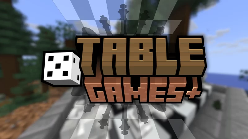 Table Games+ Minecraft Data Pack