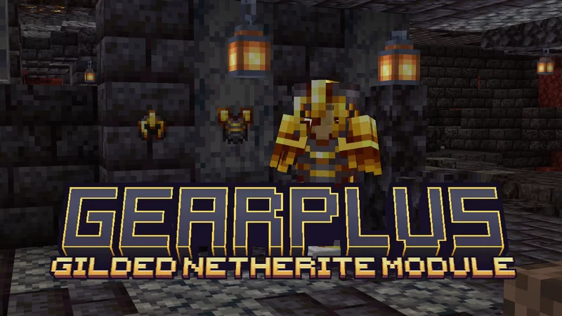 G+ | Gilded Netherite set! Minecraft Data Pack