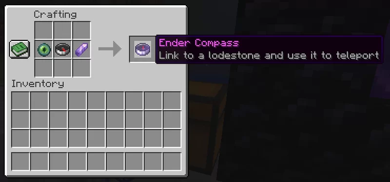 🧭 Ender Compass - Lodestone teleports! [1.21.2-1.21.5] Minecraft Data Pack