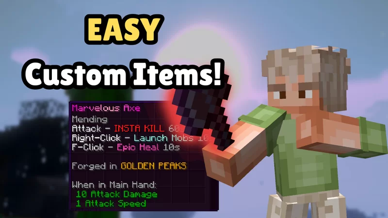 LG's Command Items - Easy Custom Items Minecraft Data Pack