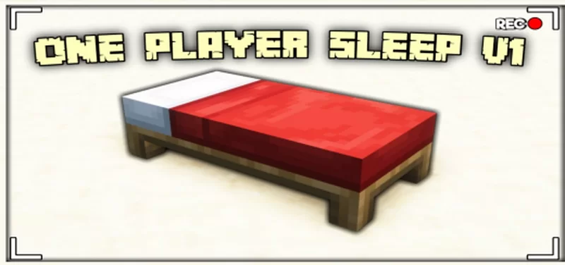 One Player Sleep Plugin Minecraft Data Pack