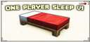 One Player Sleep Plugin Minecraft Data Pack