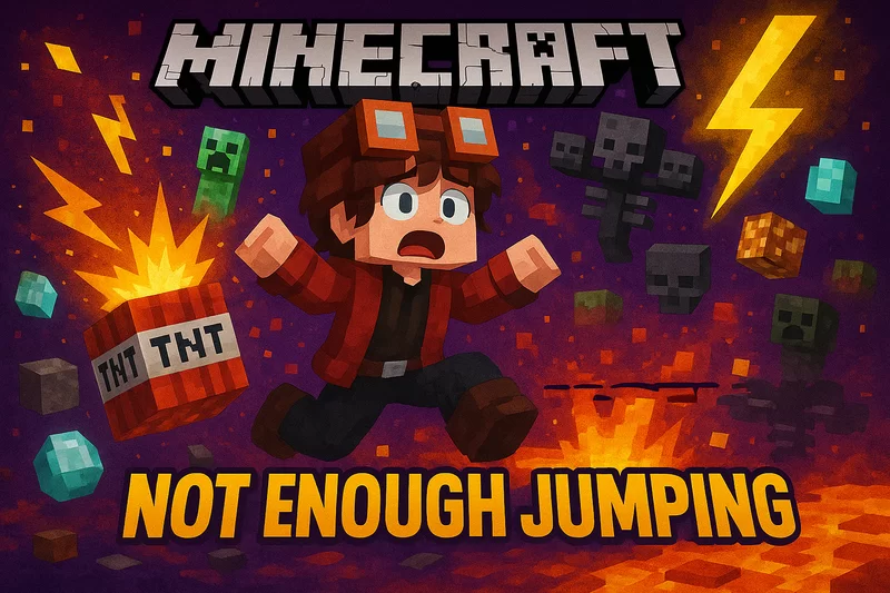 Minecraft, but NOT ENOUGH JUMPING! Minecraft Data Pack