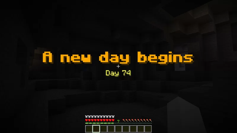 Day Counter Minecraft Data Pack