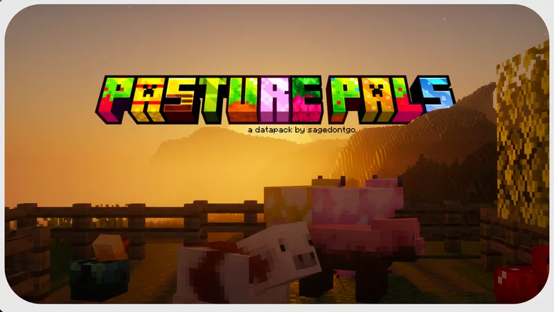 Pasture Pals! | More Animal Variants! [1.21.9+] Minecraft Data Pack