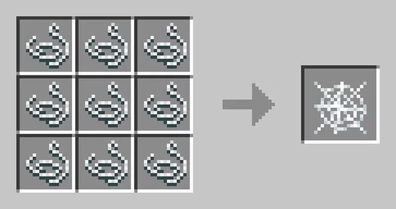 Craftable Cobwebs Minecraft Data Pack