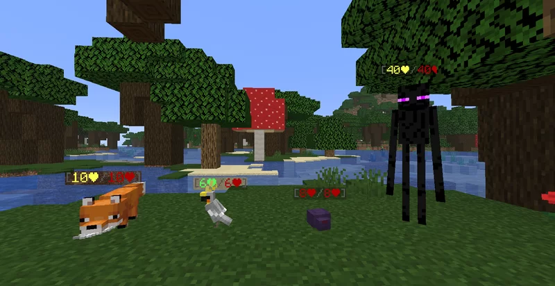 Mob Health Bar. 1.21.8! Minecraft Data Pack