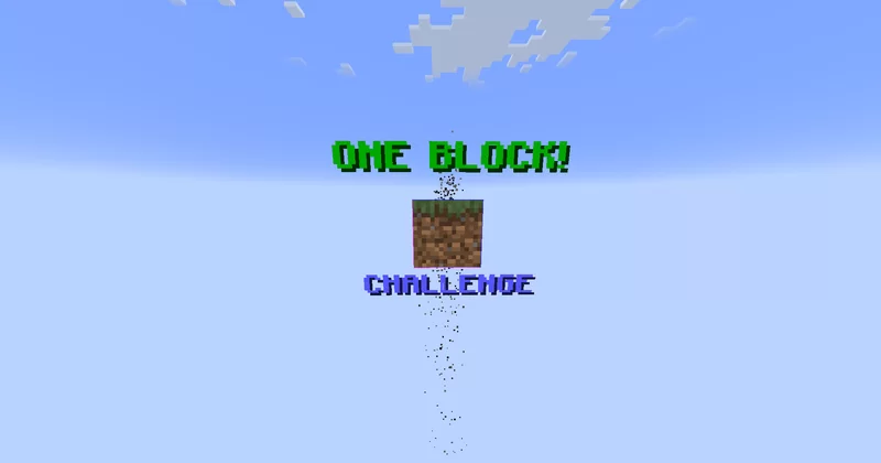 One Block Challenge Minecraft Data Pack