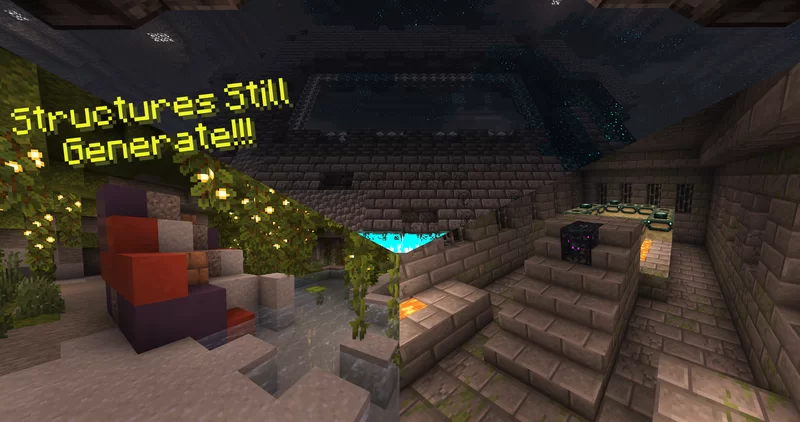 Caves Only Survival Minecraft Data Pack