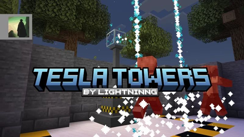 Tesla Towers 1.21.5 - [v1.0] Minecraft Data Pack