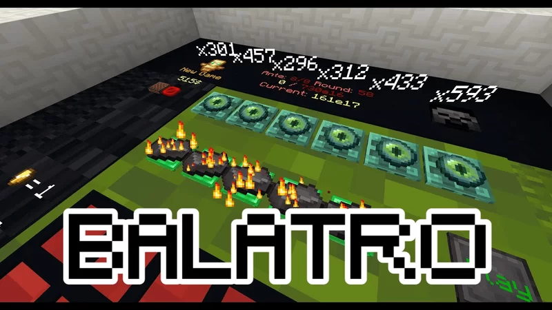 BALATRO in Minecraft 1.21.6 Minecraft Data Pack