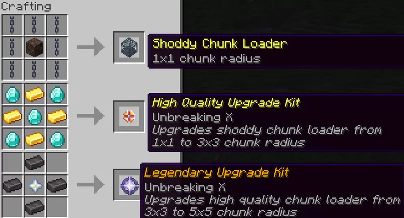 Chunk Loaders Minecraft Data Pack