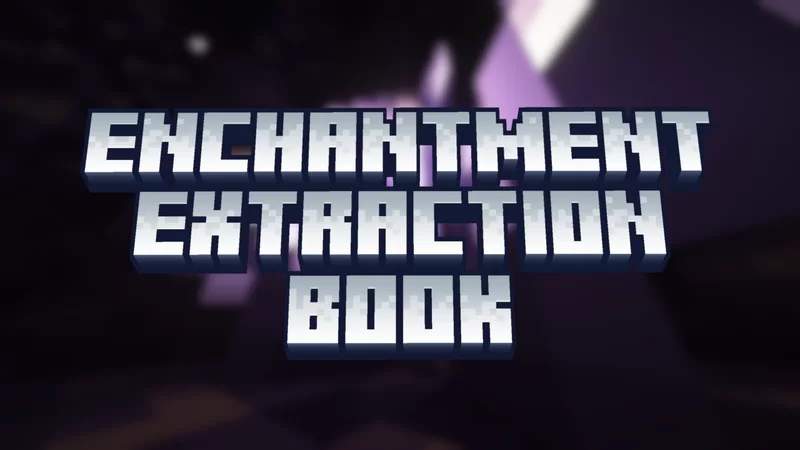 Enchantment Extraction Book - Extract enchantments from items without lose the item! [1.21.4 ...