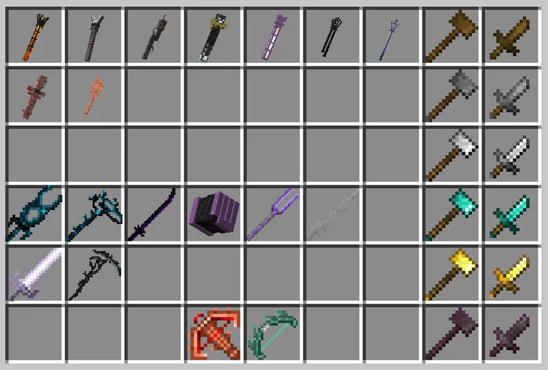 Legendary Weapons Minecraft Data Pack