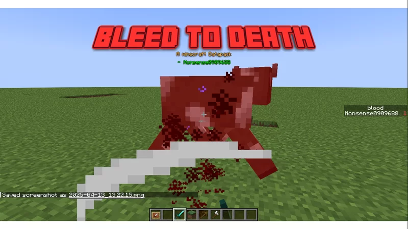 Bleeding v0.1 Minecraft Data Pack