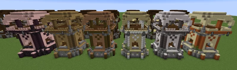 Custom Biome Outposts Minecraft Data Pack