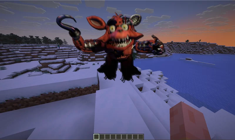 1/10000 chance of withered foxy jumpscare Minecraft Data Pack