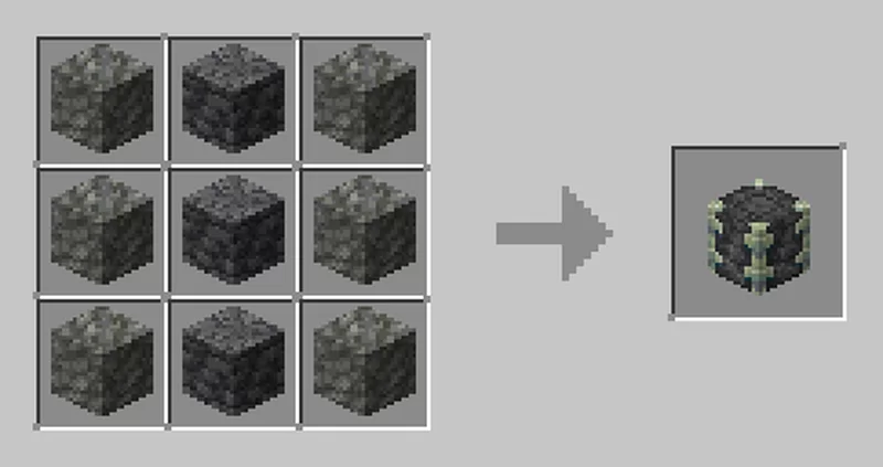 Craftable Reinforced Deepslate Minecraft Data Pack
