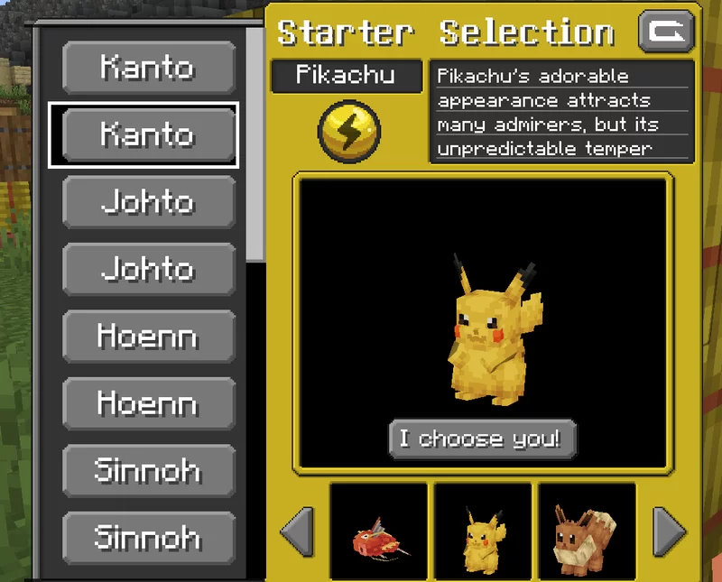 Massively More Starters (Cobblemon 1.6) Minecraft Data Pack