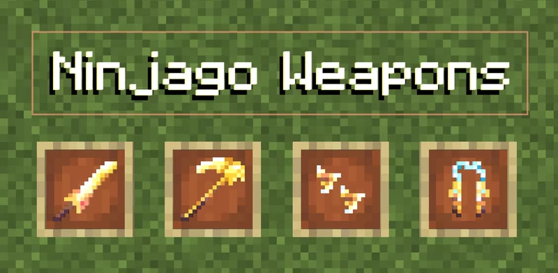 CS Ninjago Golden Weapons Datapack Minecraft Data Pack